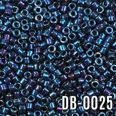 Miyuki Delica Mavi Opak Metalik DB-25 Boncuk - Kutu No:181 - 11/0 - 5 ...